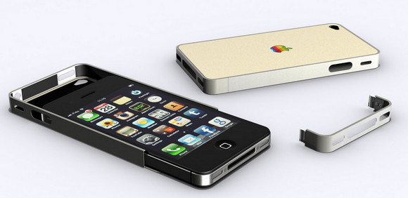 これは欲しい！ ベージュのMacintosh風になるiPhone4用ケース | ロケットニュース24