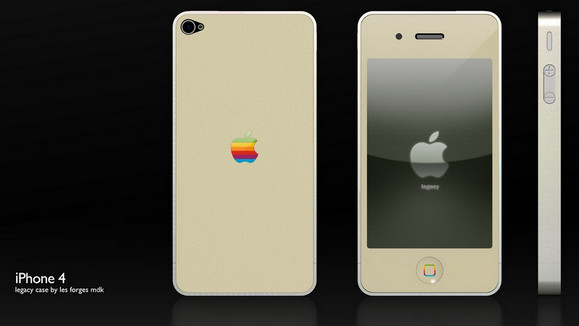 これは欲しい！ ベージュのMacintosh風になるiPhone4用ケース | ロケットニュース24