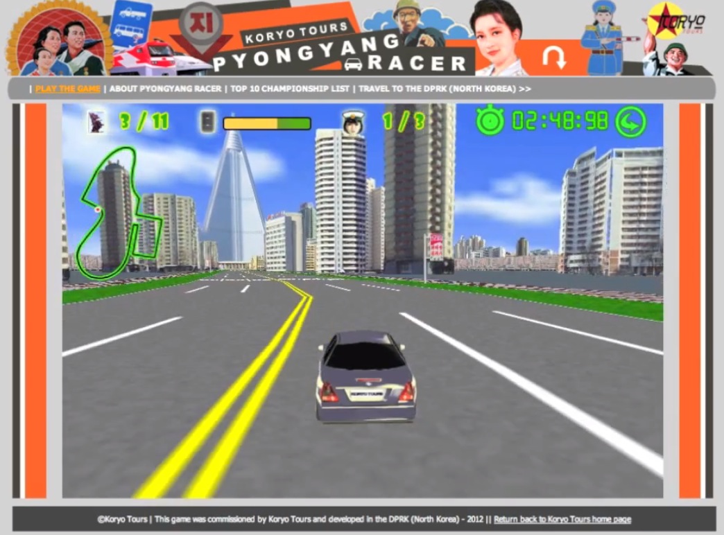 平壌の街をドライブできる無料ゲーム「ピョンヤンレーサー」を北朝鮮の旅行代理店が公開中 | ロケットニュース24